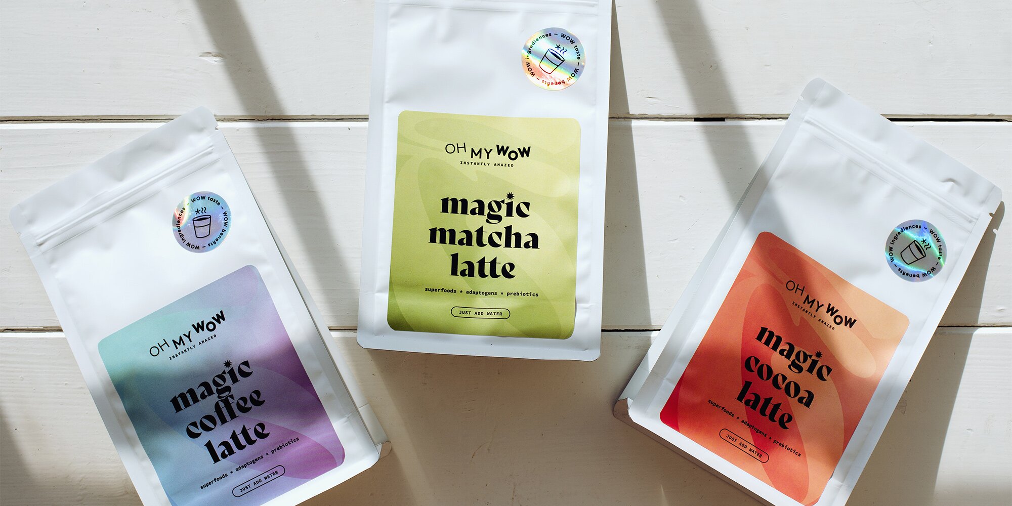 Přírodní nápoje OH MY WOW: kakao, káva i matcha | Slevomat.cz