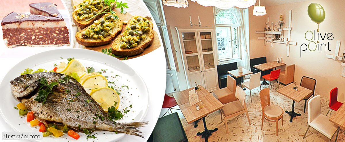 Středomořské menu pro dva v restauraci Olive Point | Slevomat.cz