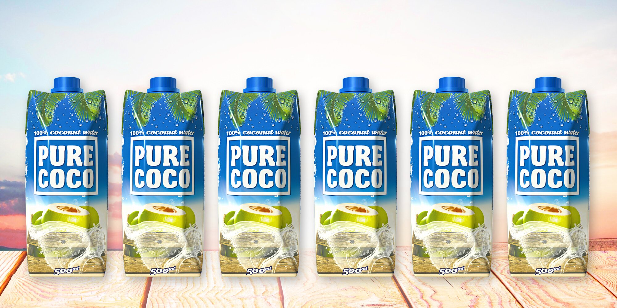 Pure Coco: 12x 500 ml 100% kokosové vody | Slevomat.cz