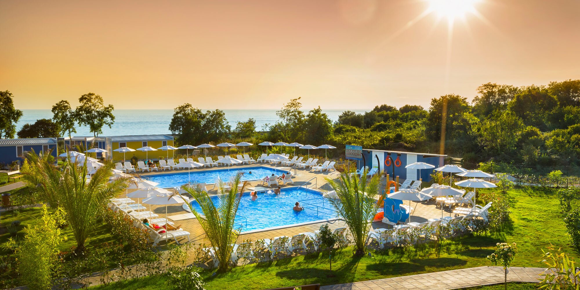 Novigrad: 4* mobilhome pro 6 osob, pláž a 9 bazénů | Slevomat.cz