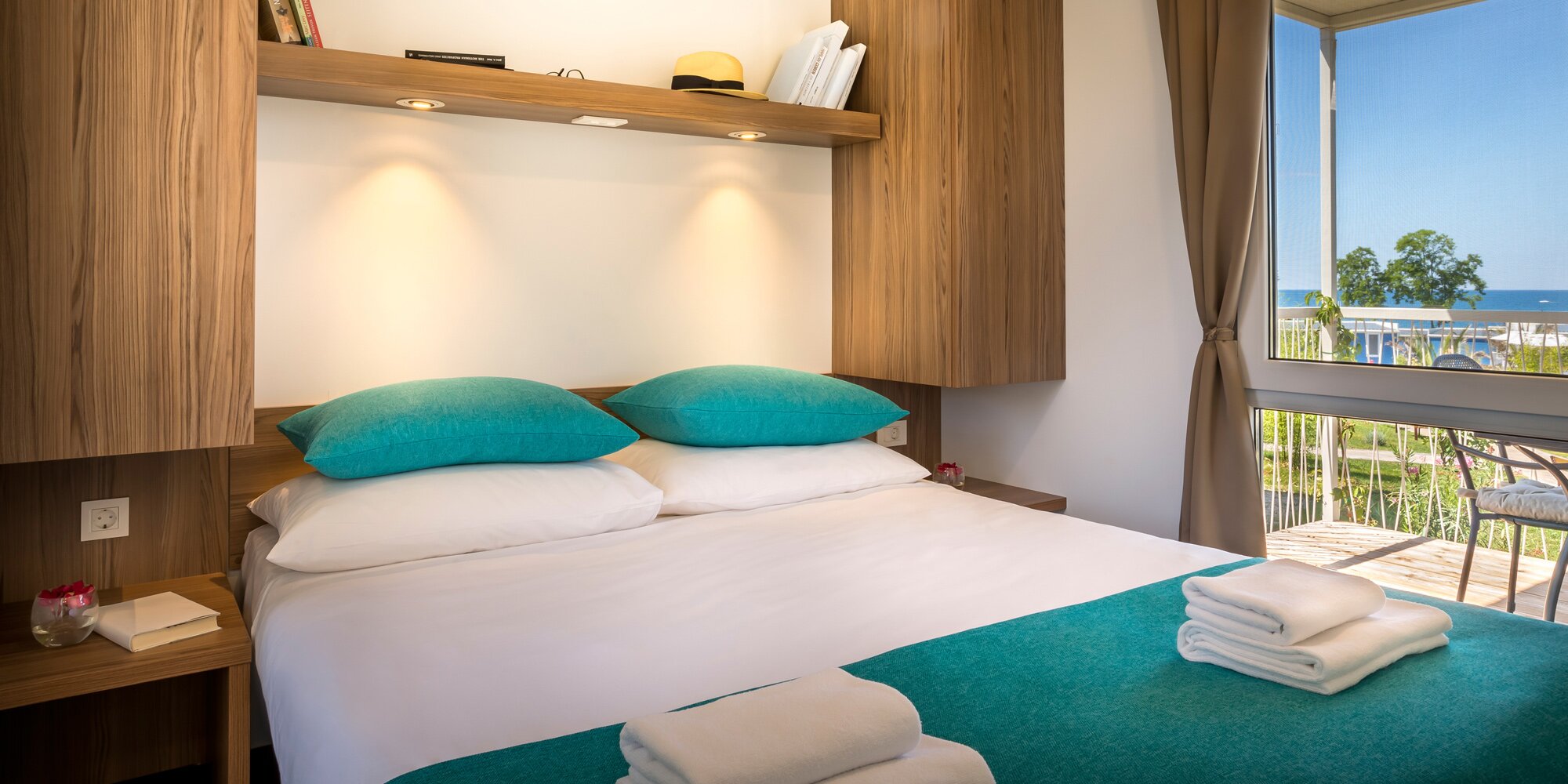 Novigrad: 4* mobilhome pro 6 osob, pláž a 9 bazénů | Slevomat.cz